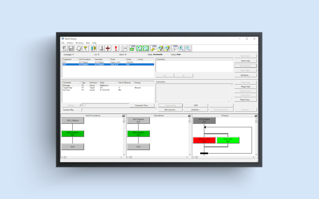 Batch Automation with Recipe & Resource Management | INEA